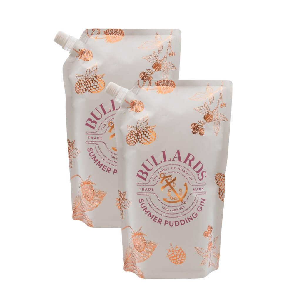 Summer Pudding Gin Eco-Refill Pouch Twin Pack | Bullards Spirits